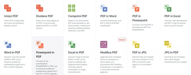 Modificare PDF online con ILovePDF - INTERCONNESSI.it
